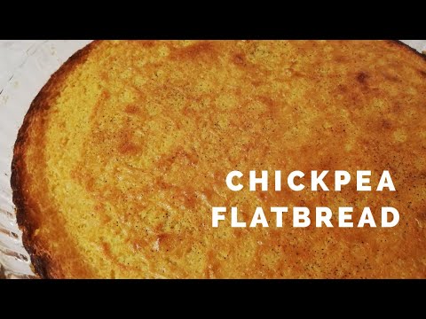Chickpea Flatbread Recipe - Italian Farinata - YouTube