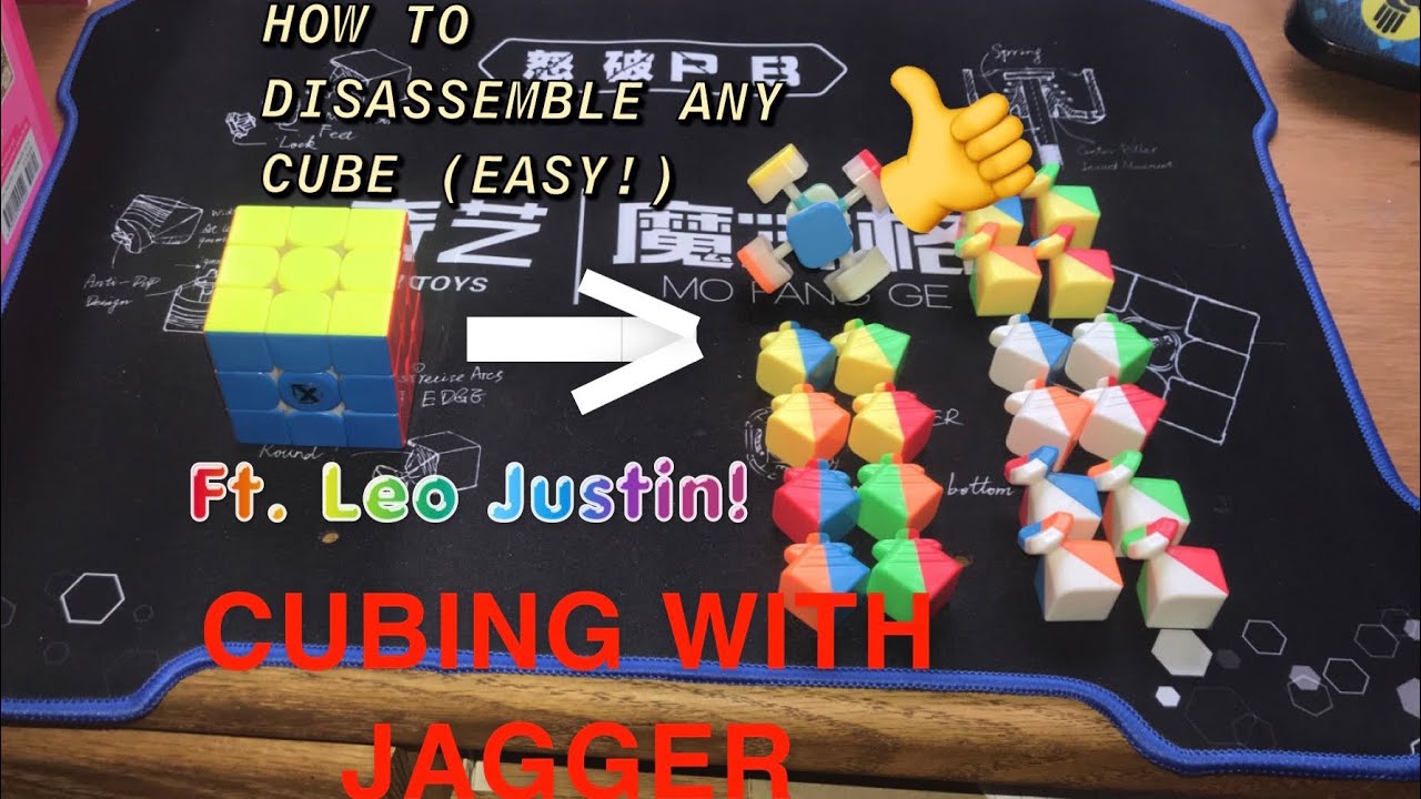 How Disassemble Any Cube Easily (Best Method... Like Really Fast ...