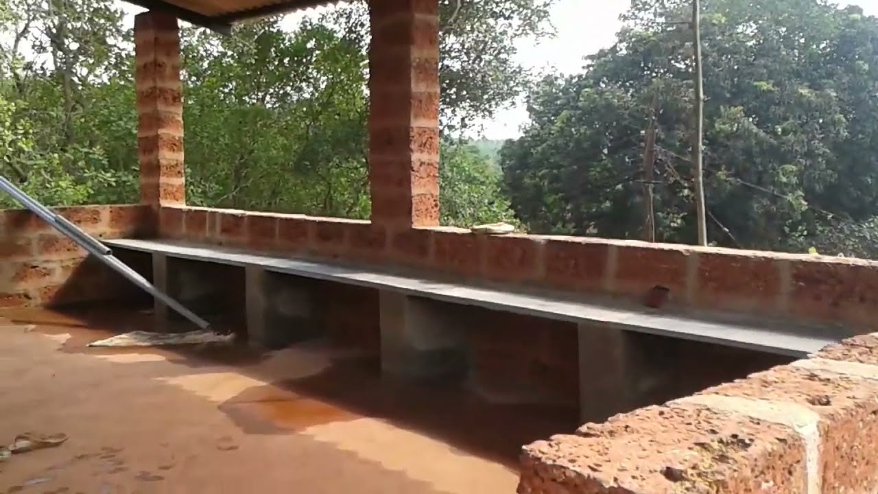construction of latrite stone House In Konkan - YouTube
