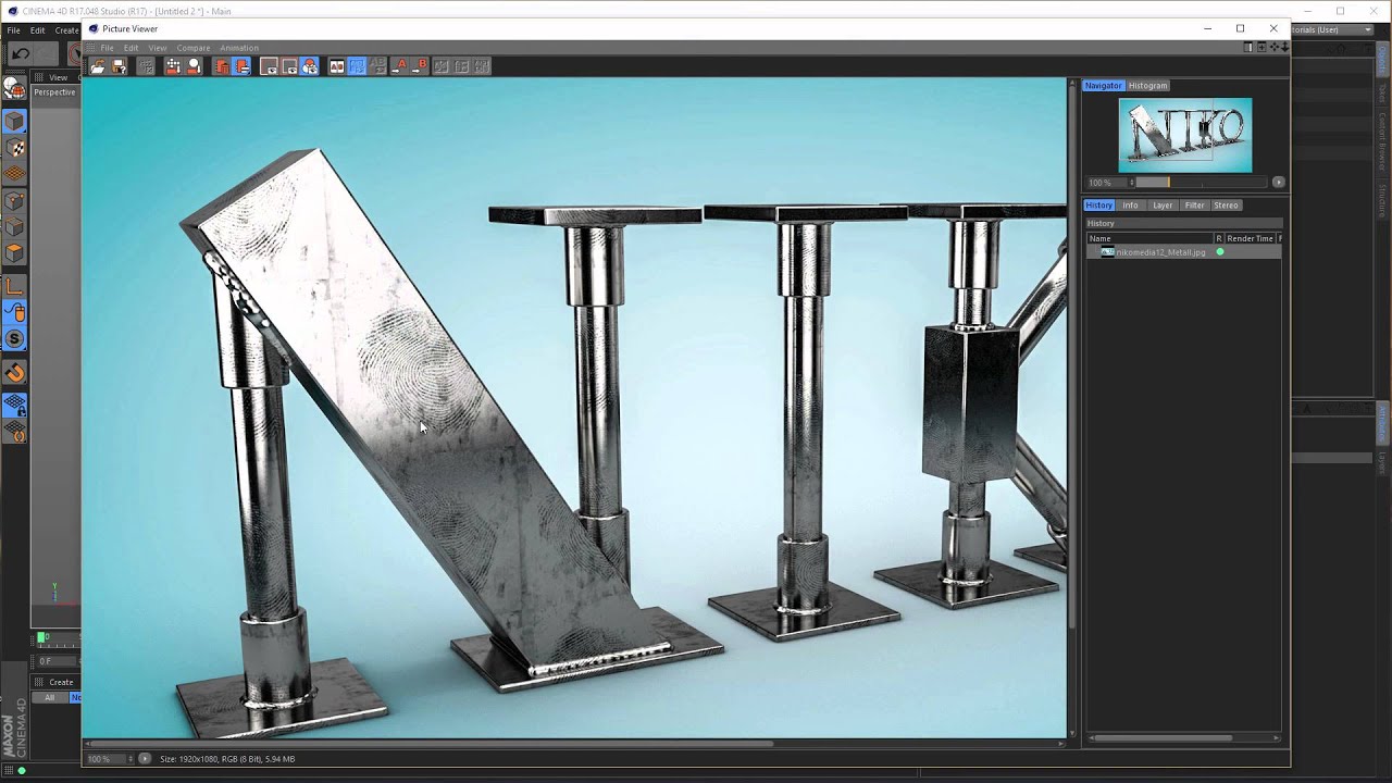 Dirty Metal Weld (Cinema 4D Tutorial) - YouTube