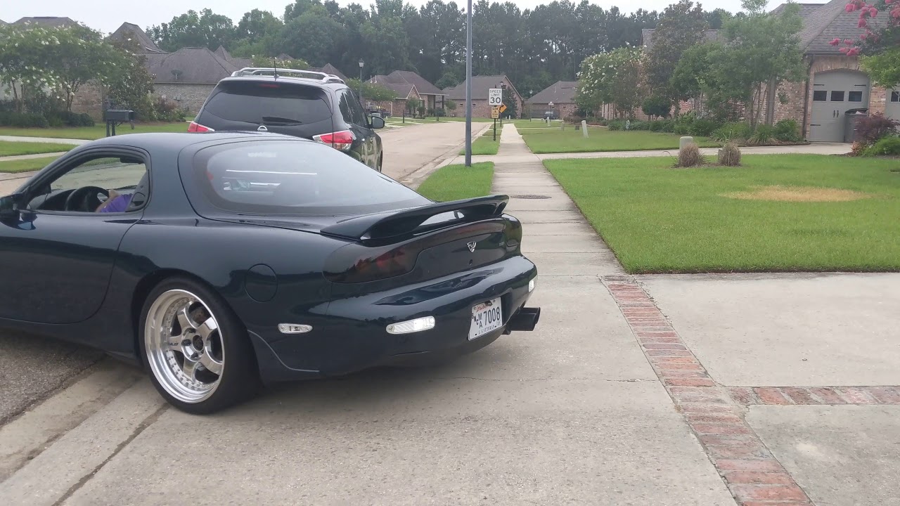 Parking my ls3 rx7 - YouTube