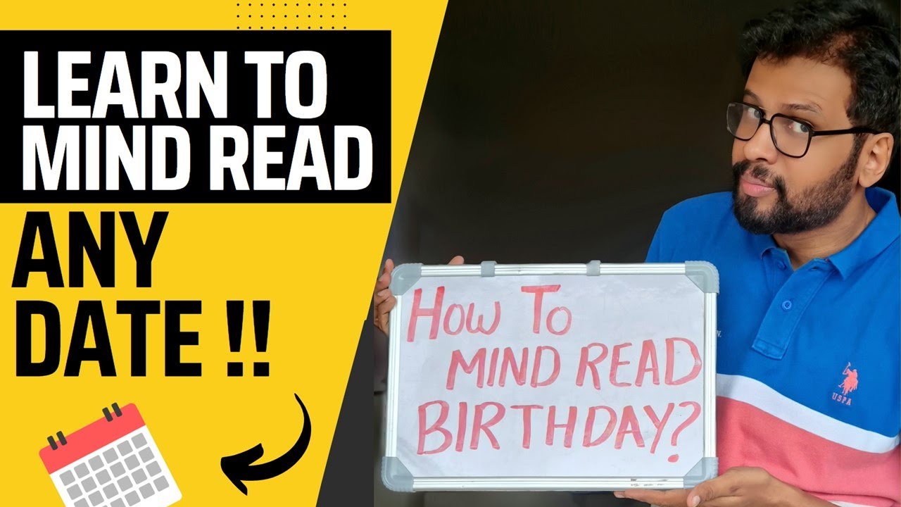 Mind reading any thought | Mind read any Date | Mind reading trick ...