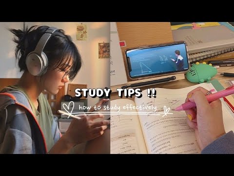 STUDY TIPS !! how to study effectively || study motivation - YouTube
