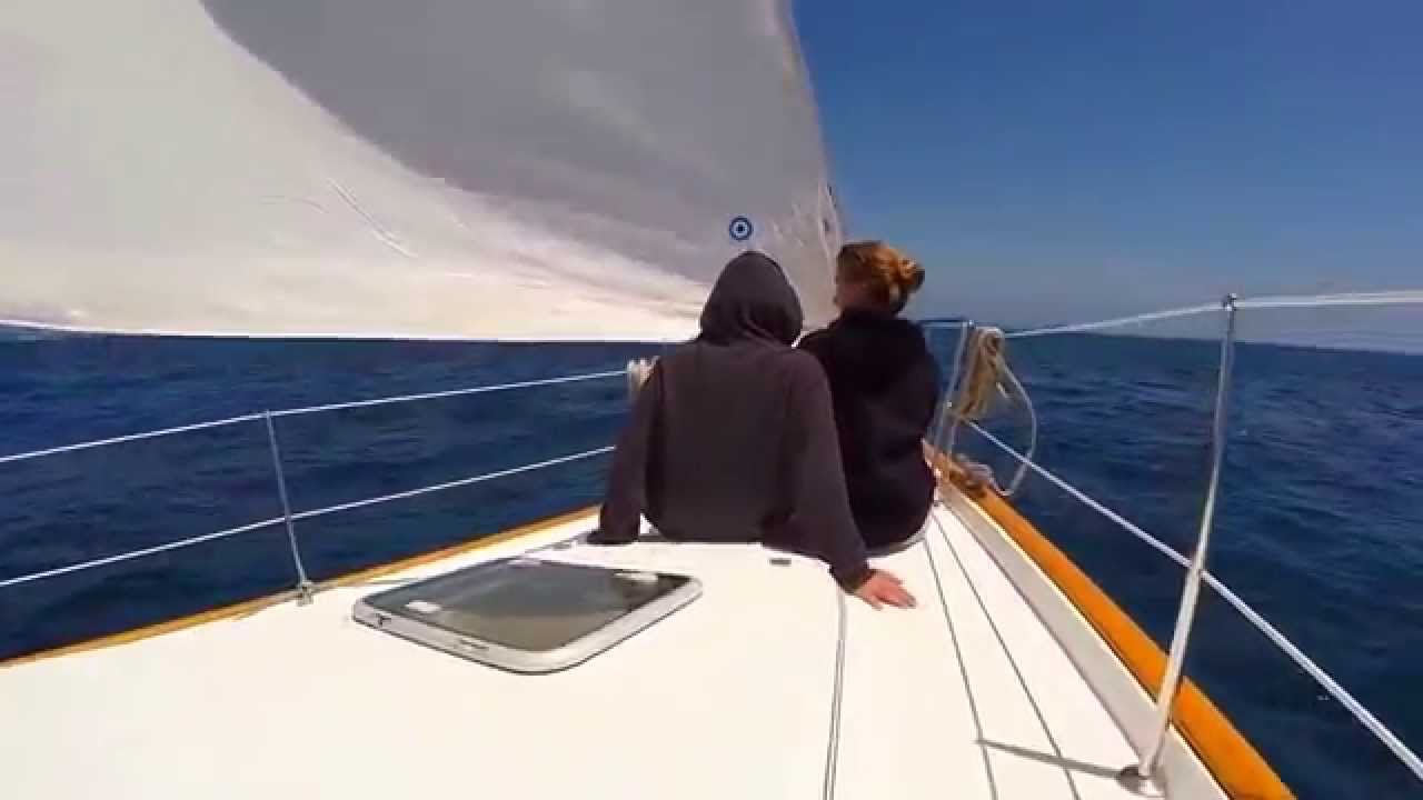 Sailing with Dolphins On The Nancy Lee....tsrgp - YouTube