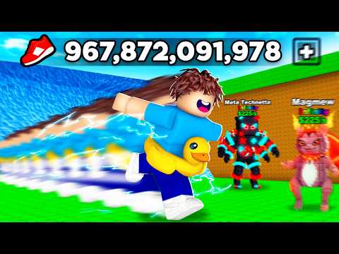 How To Get INFINITE SPEED in Escape Tsunami!