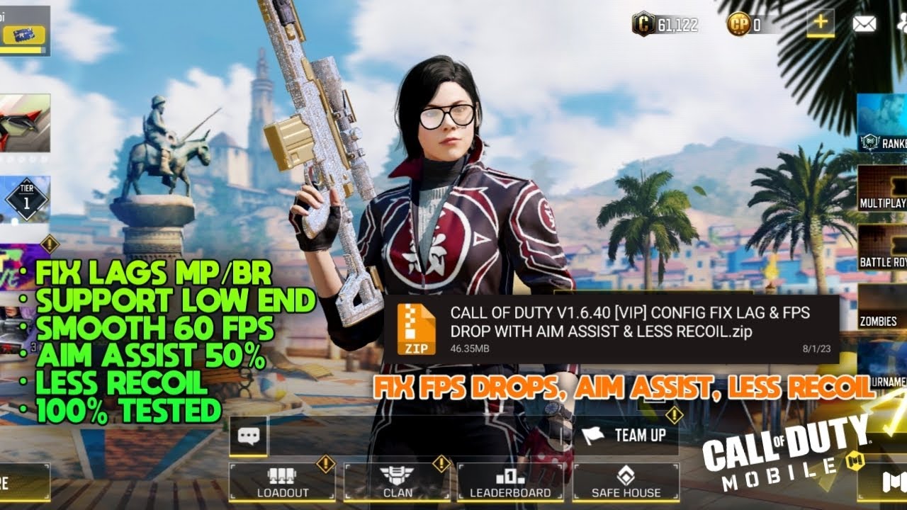 CODM GARENA/GLOBAL CONFIG NEW SEASON 7 | STRONG AIM ASSIST & LESS ...