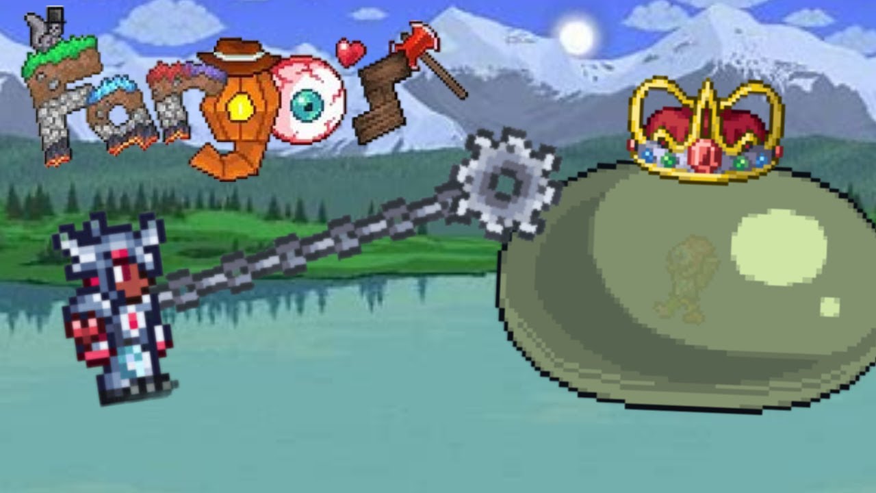 KING SLIME in Eternity Mode (Fargo's Mod) - Boss Fight - YouTube