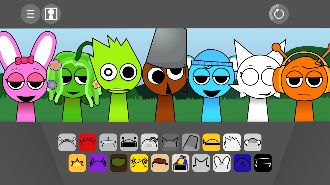 All Phases of RADDY Incredibox Sprunki new mode online - YouTube