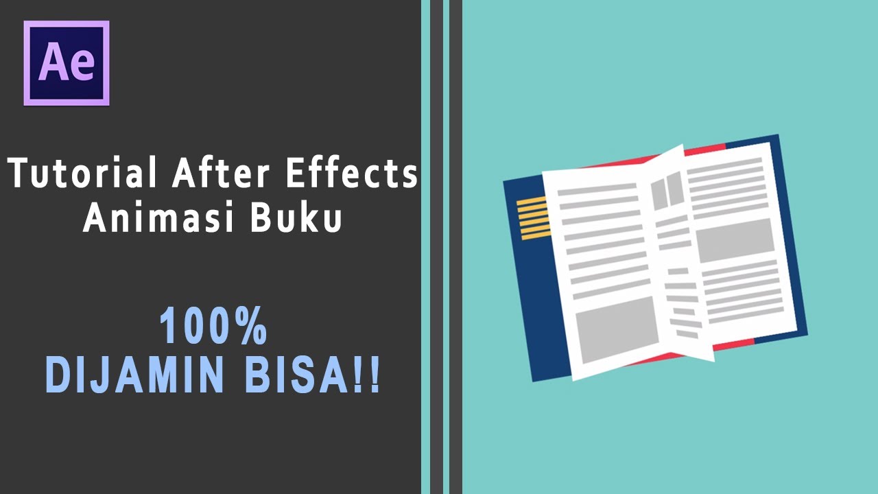 Baru Tutorial Membuat Animasi Pada After Effect - Animasi Buku - YouTube