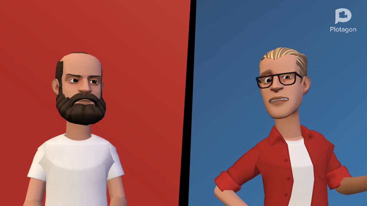 Trevor screaming at Ron (Plotagon) - YouTube