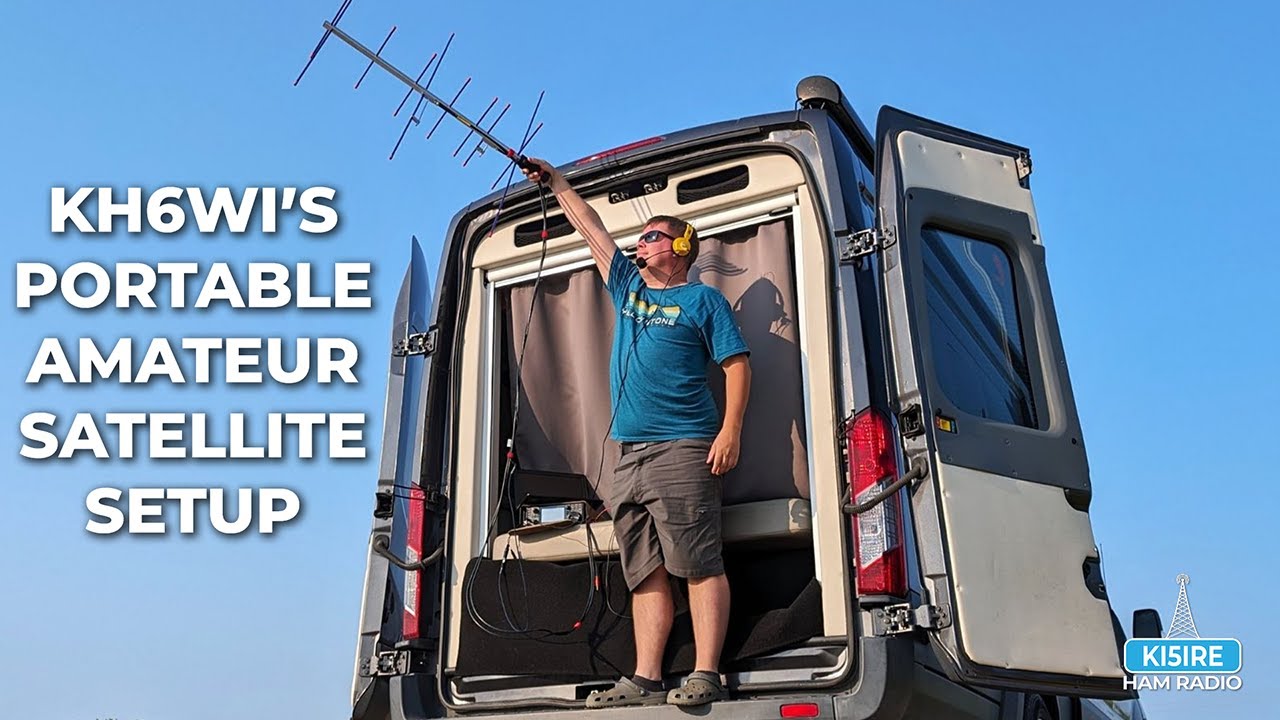 KH6WI's Portable Amateur Radio Satellite Setup - YouTube