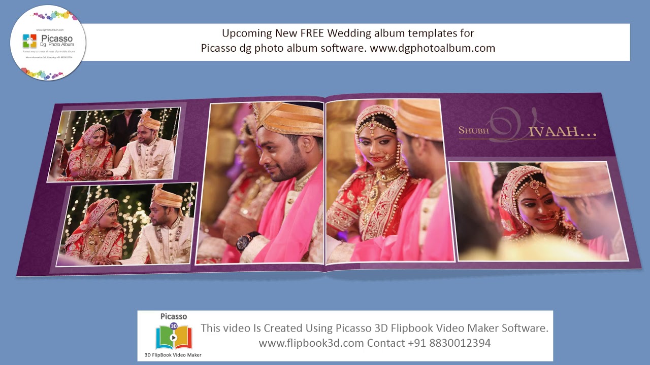 Album template samples for Picasso dg photo album making software ...
