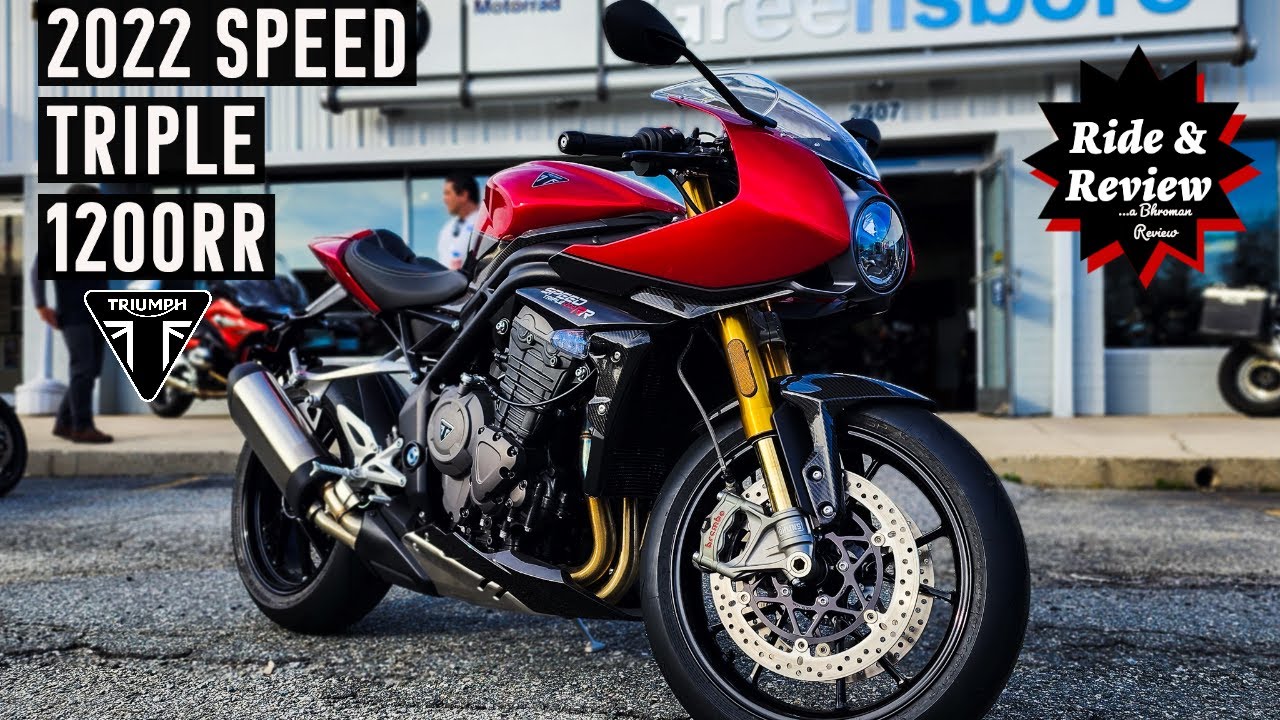 2022 Triumph Speed Triple 1200RR - a Bhroman Review - YouTube