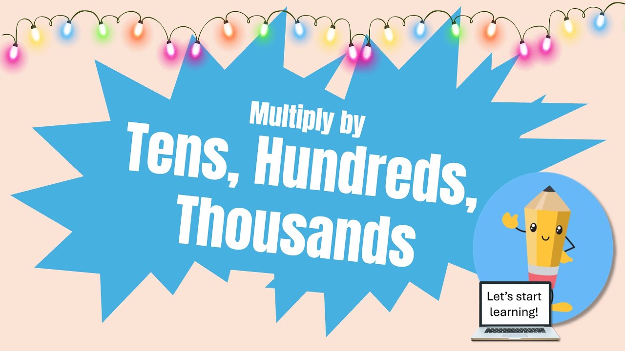 Learn a shortcut for multiplying by tens, hundreds, and thousands ...