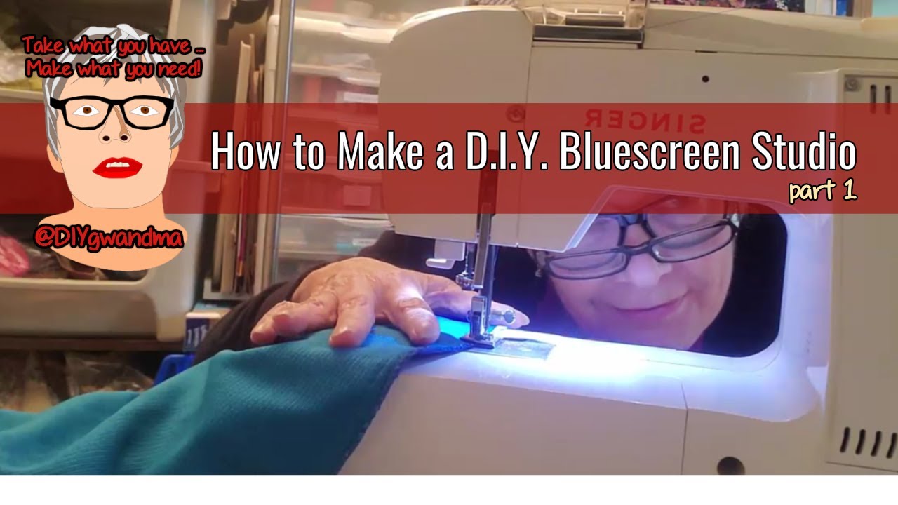 How to Make a D.I.Y. Bluescreen Studio for Under $10 - Part 1 - YouTube