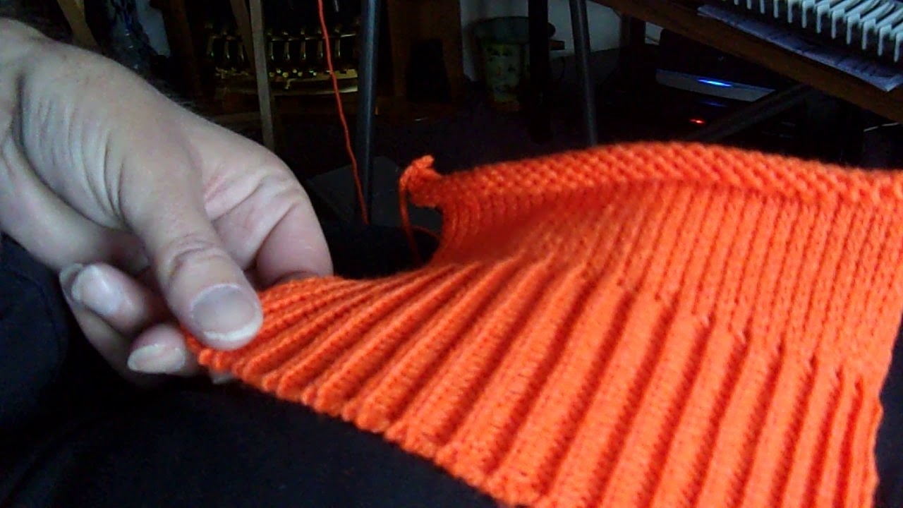 Bond Elite Ribber completed Knitting. - YouTube
