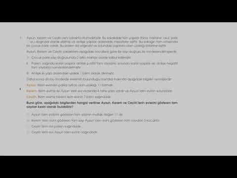 7.  Sınıf Newton Yayınları Online Deneme |Matematik Çözümleri|1.Bölüm