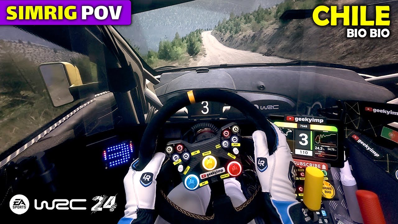 WRC RALLY Chile POV | This stage is HUGE! 34kms of pure ADRENALINE! EA ...