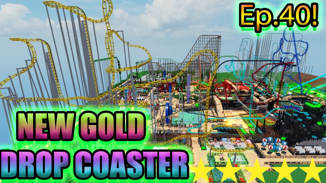[Roblox: Theme Park Tycoon] SPEED BUILD Ep. 40 - NEW ROLLER COASTER ...