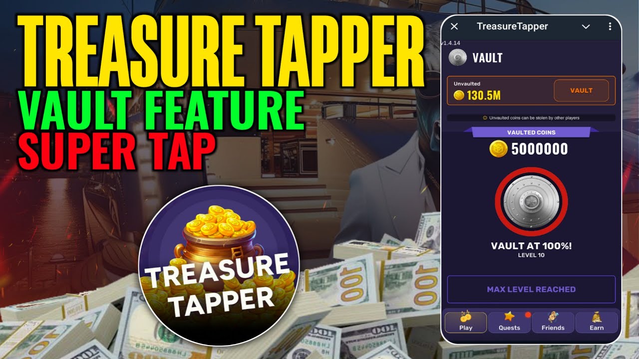 Treasure Tapper Vault Feature Update | Treasure Tapper Super Tap Update | Treasure Tapper New ...