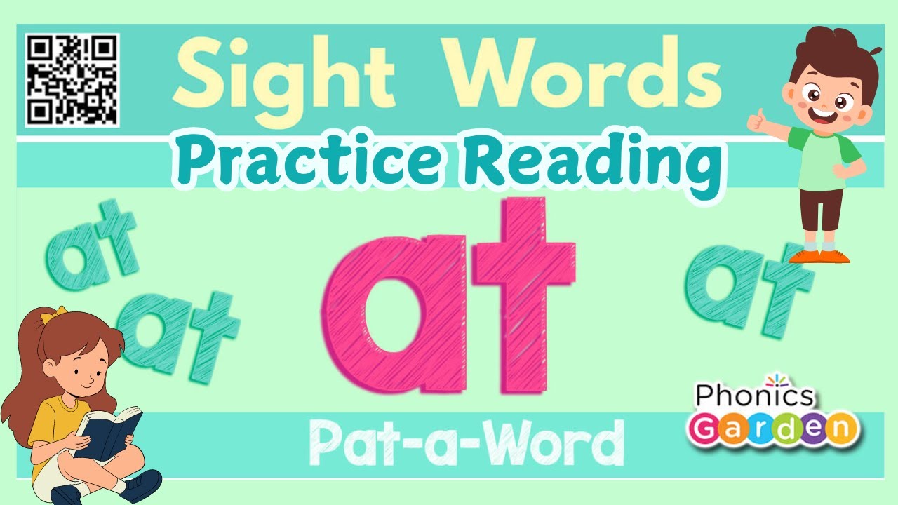 AT | Sight Word | Sing and Chant | Pat-a-Word | Practice Reading - YouTube