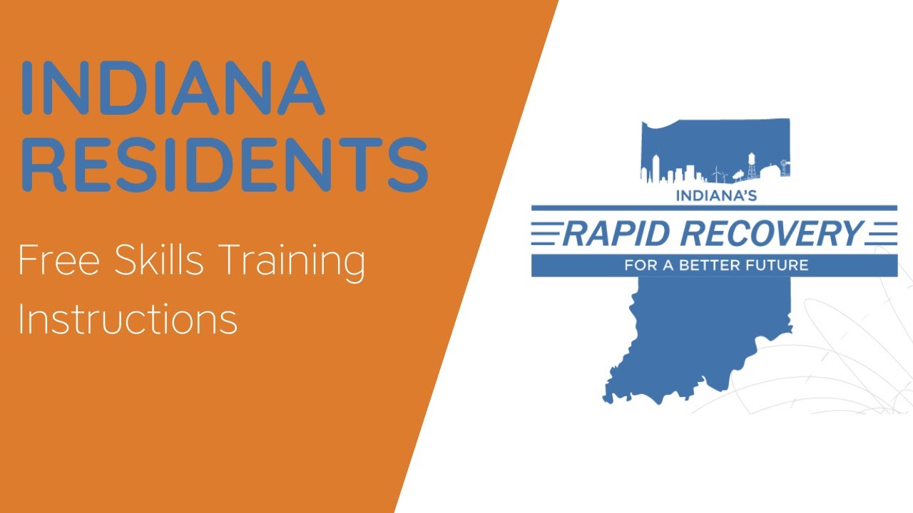 Indiana Residents - 180 Skills Free Skills Training Instructions - YouTube