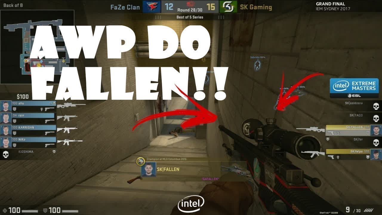 OLHA O QUE EU FIZ COM A AWP DO FALLEN - YouTube