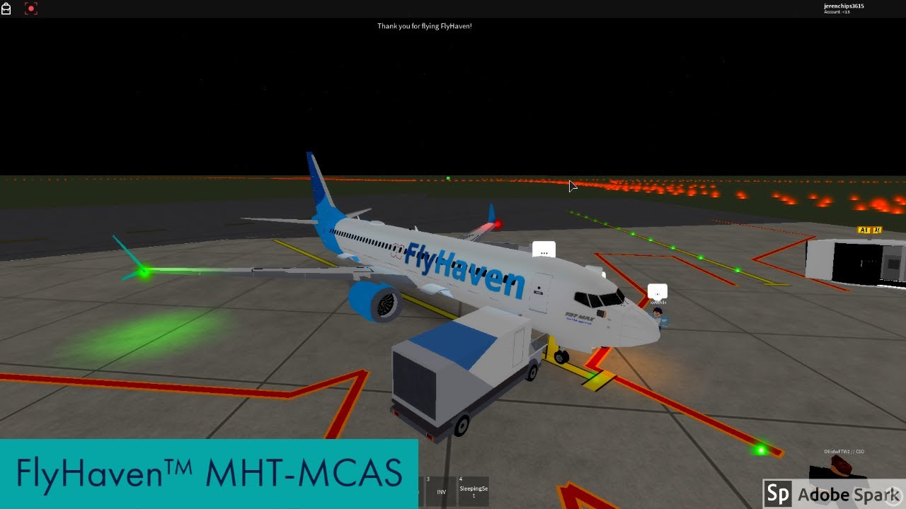Roblox Flight | FlyHaven™ (INVESTOR) | MHT - MCAS | Boeing 737-Max8 ...