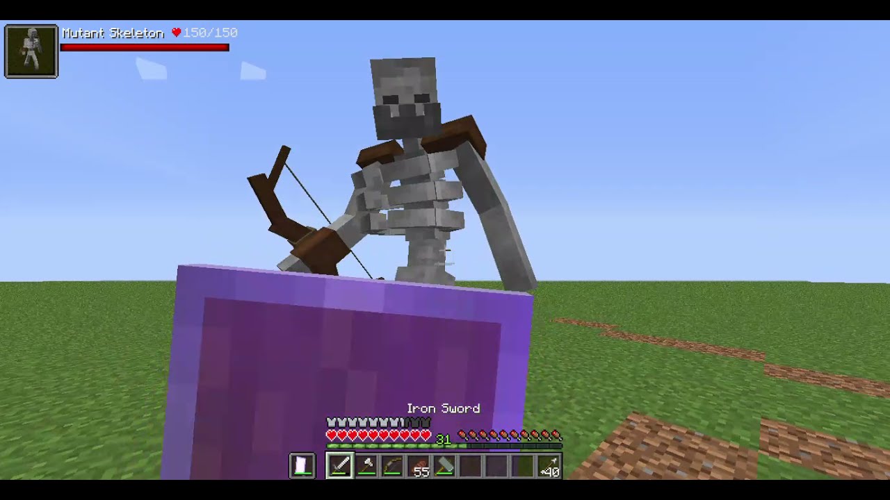Player Vs Mutant Beasts + Mutant More in Minecraft Mobs Fight By Angry ...
