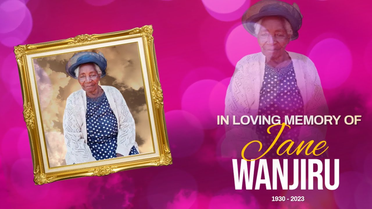 JANE WANJIRU MWAGIRU SEND OFF - YouTube