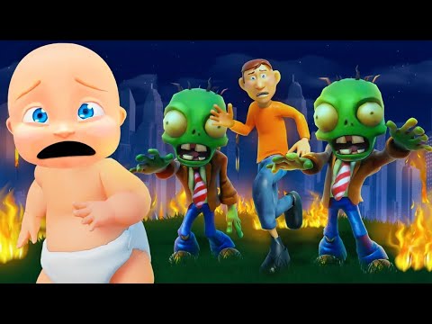 Baby Saves Daddy From 100 ZOMBIES... - YouTube