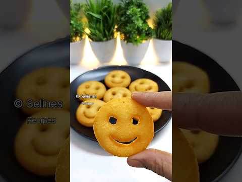 5 mins Evening Snacks|Potato Smiley 😊 #selinesrecipes #smile