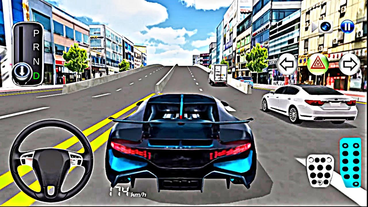 New Blue Extreme Car Driving in 8 Lane Expressway 2025 | 3D Driving ...