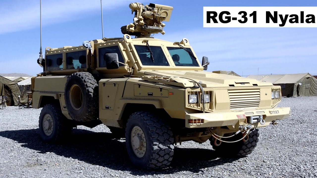 South Africa's RG-31 Nyala multi-mission anti-ambush armored vehicle ...
