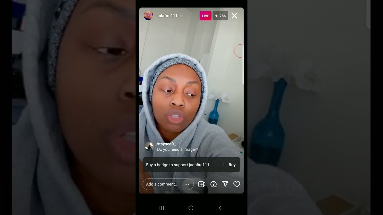 jada fire ig live - YouTube
