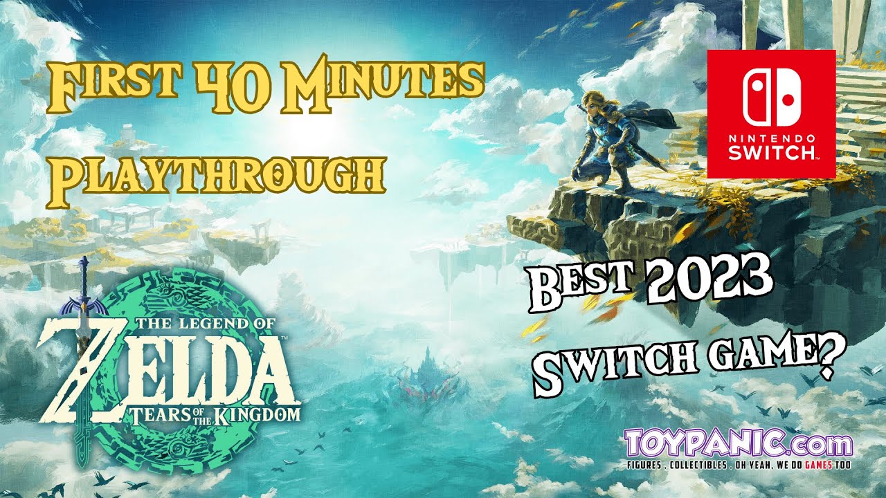 First 40 Minutes of The Legend Of Zelda: TOTK Playthrough (WNTP?) - YouTube