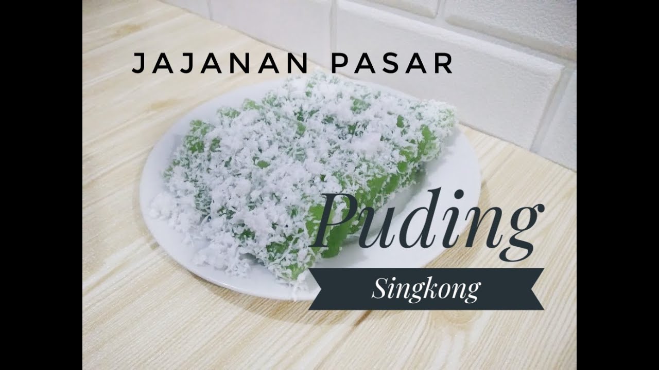 resep puding singkong - YouTube