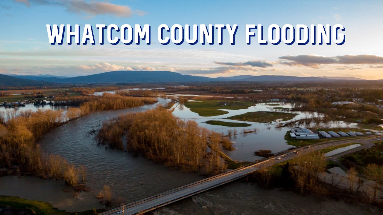 Whatcom County Flooding Aerial Montage - YouTube