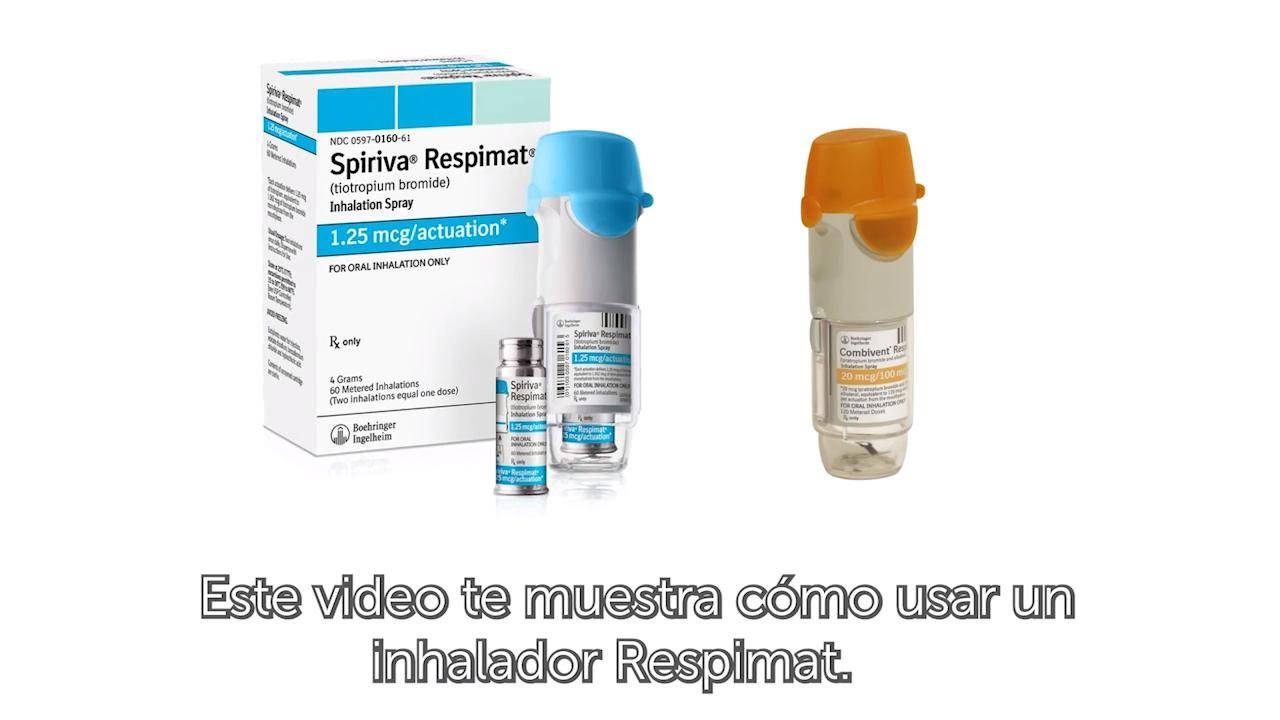 Cómo usar un inhalador Respimat - YouTube