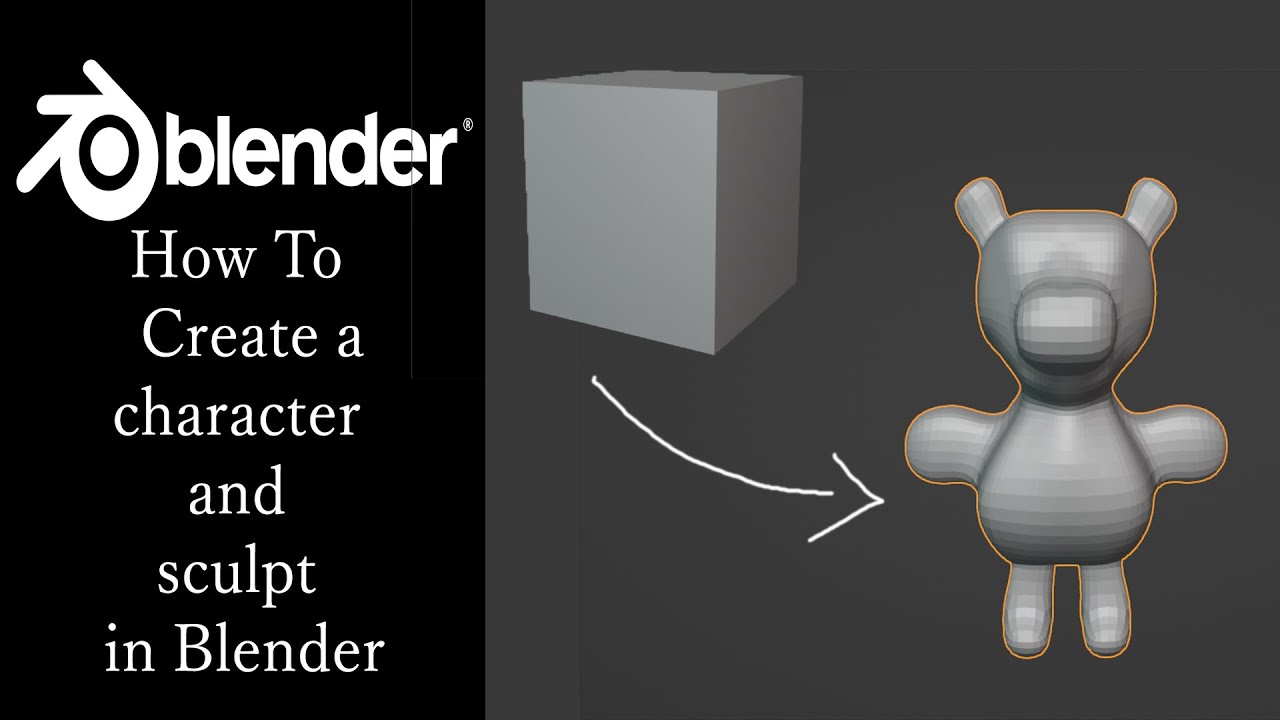 Basic Character Creation in Blender Part 1 - YouTube