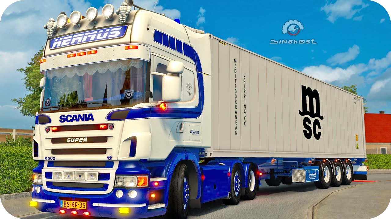 Scania R500 HERMUS ETS2 (Euro Truck Simulator 2) - YouTube