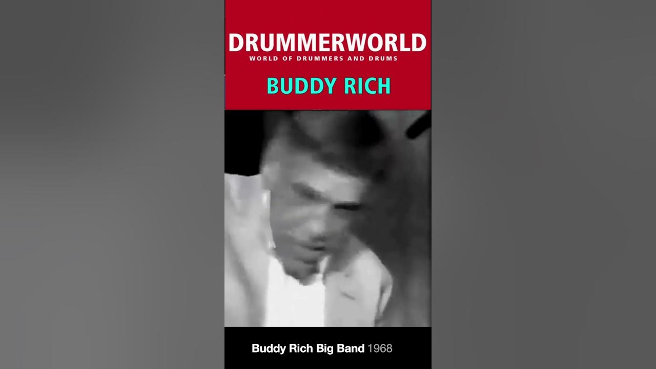 Buddy Rich: DRUM SOLO - 1968 #buddyrich #drummerworld - YouTube