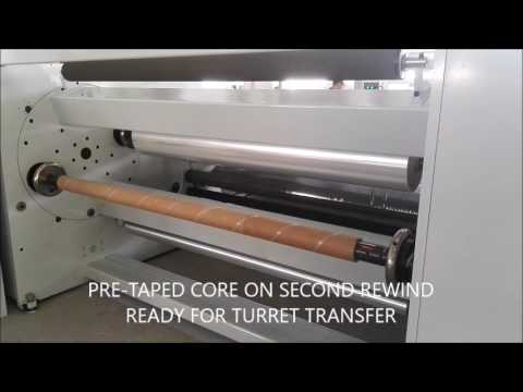 Turret Rewind with Auto Flying Splice - YouTube