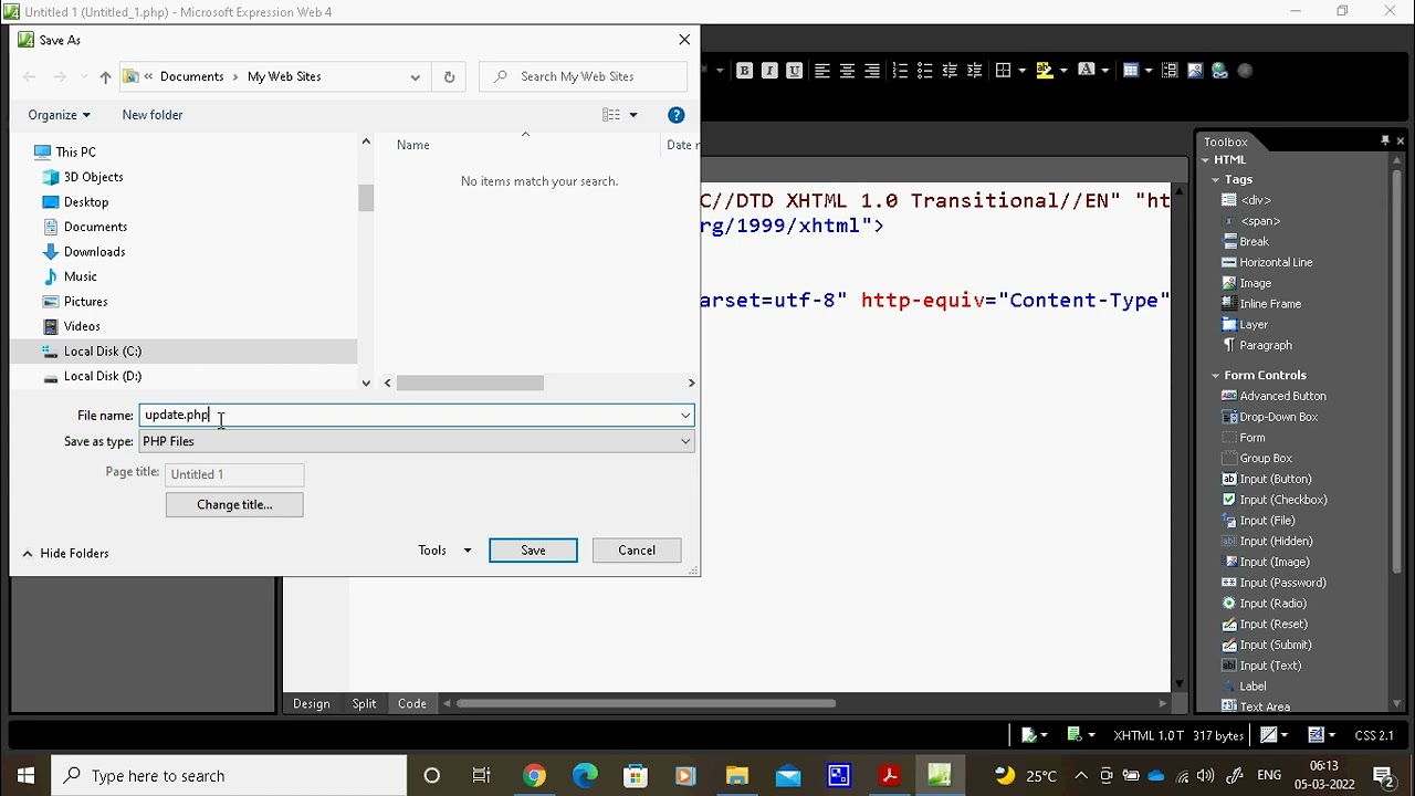 How To Save PHP File Using Web Expression YouTube How To Save PHP File Using Web Expression YouTube