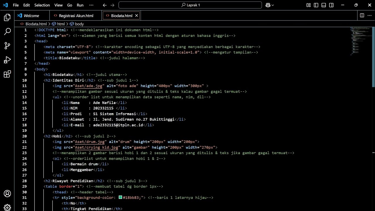 Pemweb - Praktikum 1 - YouTube