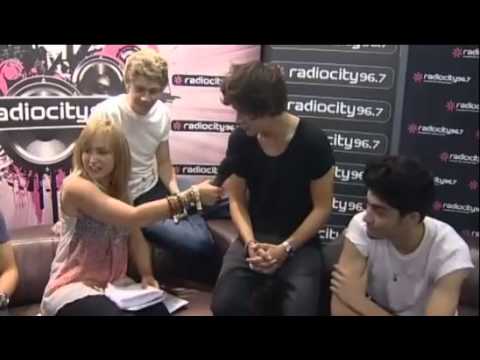 Harry explaining his tattoo + Liam pushing Niall.