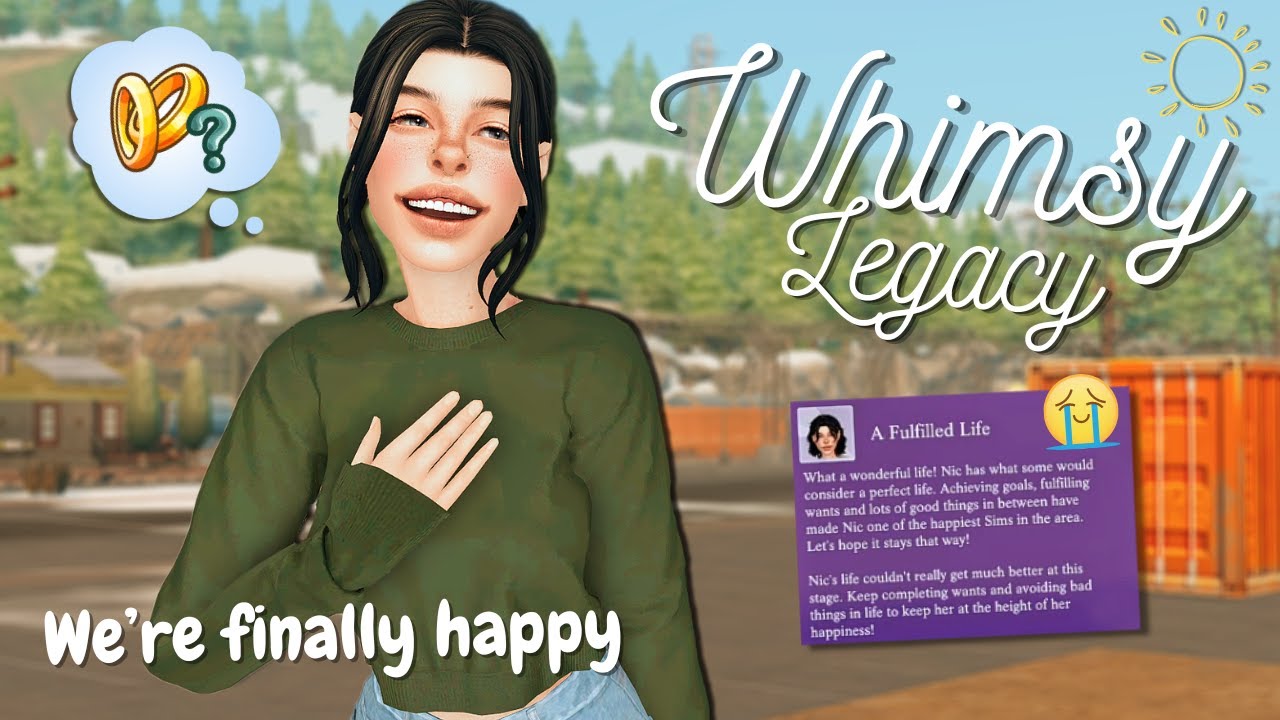 Making Commitments | The Sims 4 | Whimsy Stories Legacy Challenge ...