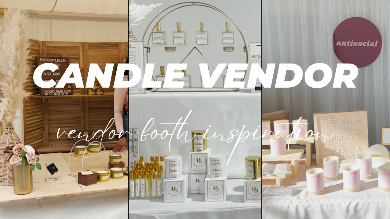 Candle Store Pop Up Shop Inspiration | Vendor Booths - YouTube