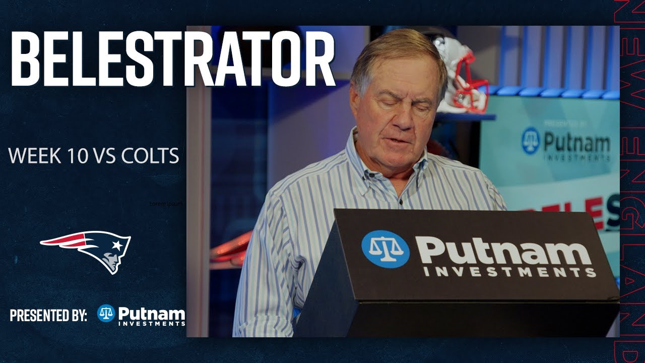 Bill Belichick Previews Colts Defense Ahead of Germany | Belestrator ...