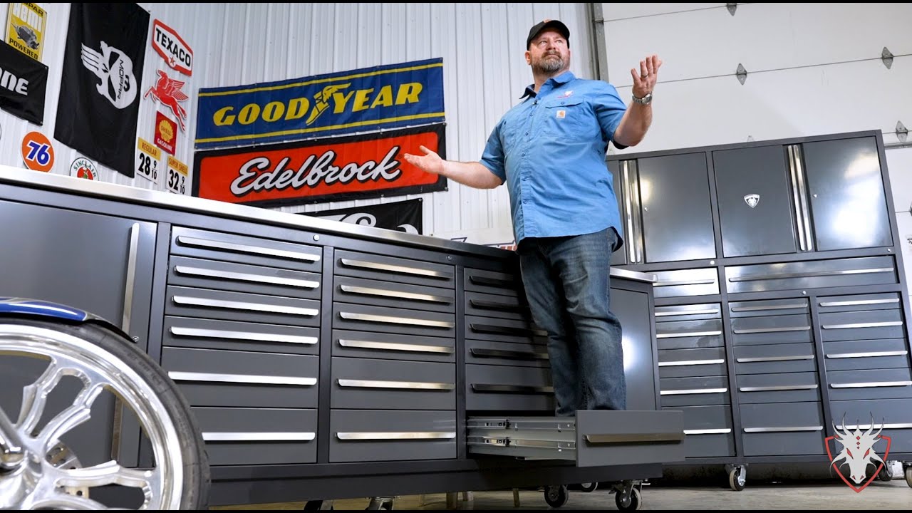 Dragonfire Tools Workbenches and Cabinets - YouTube